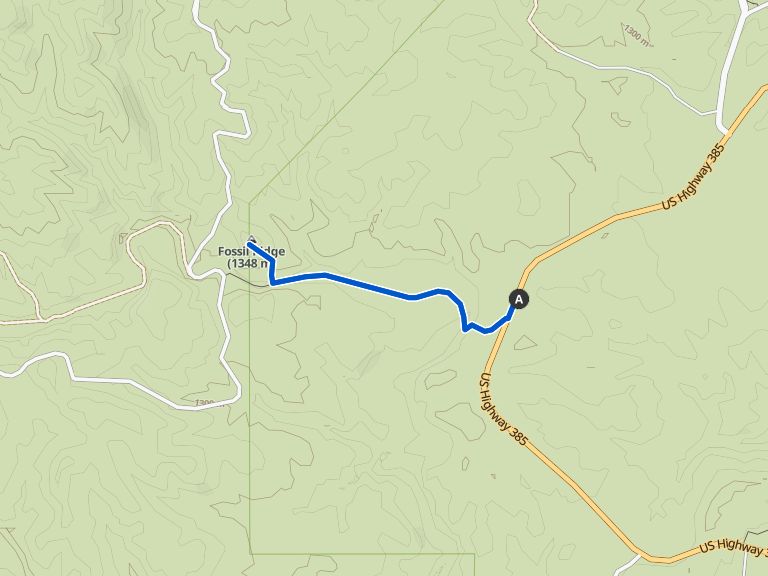 Cold Brook Canyon Trail do Fossil Ridge — Wind Cave National Park ...